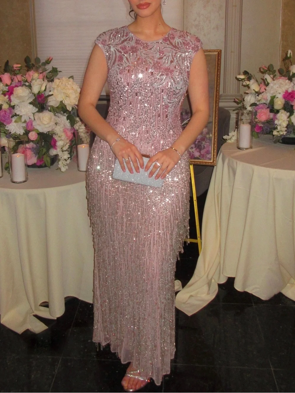 Mac Duggal | Dresses | Mac Duggal Lilac Embellished Gown | Poshmark